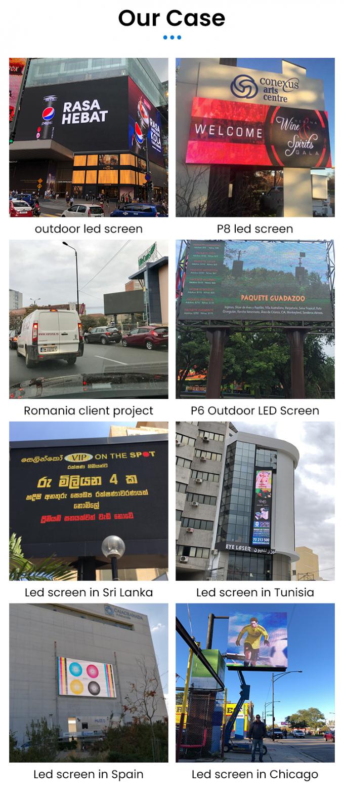 P6 P8 P10 RGB SMD Outdoor Fixed installation LED Screen Full Color Led ...